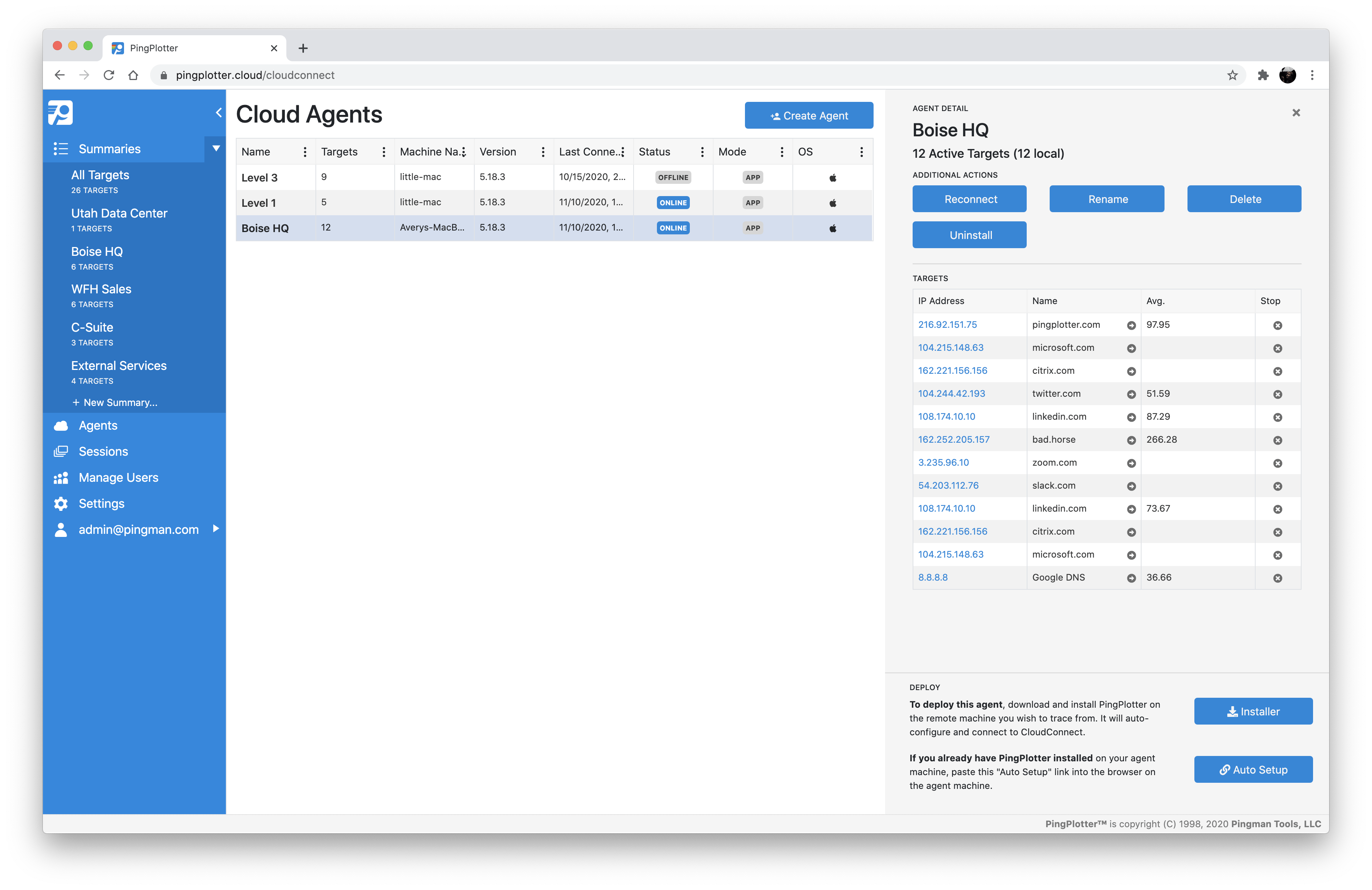 Introducing PingPlotter Cloud